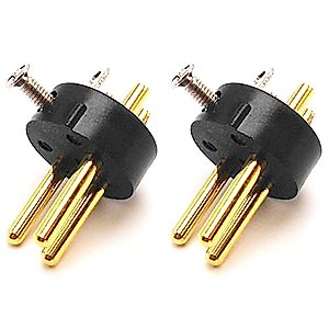 HUMARH XLR 3 Pin Male Plug Connector 2-Pack for Shure SM57 SM58 Series Wired Microphones and Many Others…