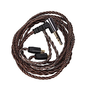 ASHATA Headphone Upgrade Cable, Pure Copper Plated Silver Wire Replacement Cable with A2DC Interface for ATH CKS1100 E40 E50 E70 LS200 LS300 LS400 CKR90 CKR100 LS50 LS70