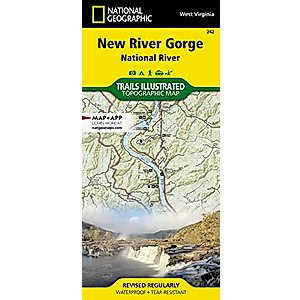 New River Gorge National River Map (National Geographic Trails Illustrated Map, 242)