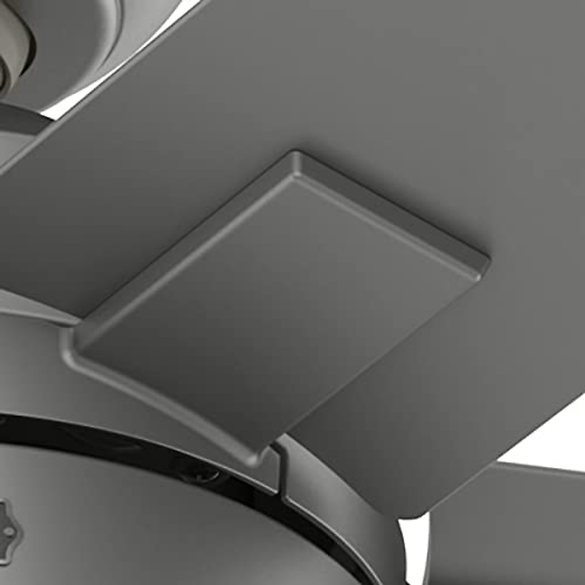 Hunter Fan Company 51467 Zeal Ceiling Fan, 52, Matte Silver