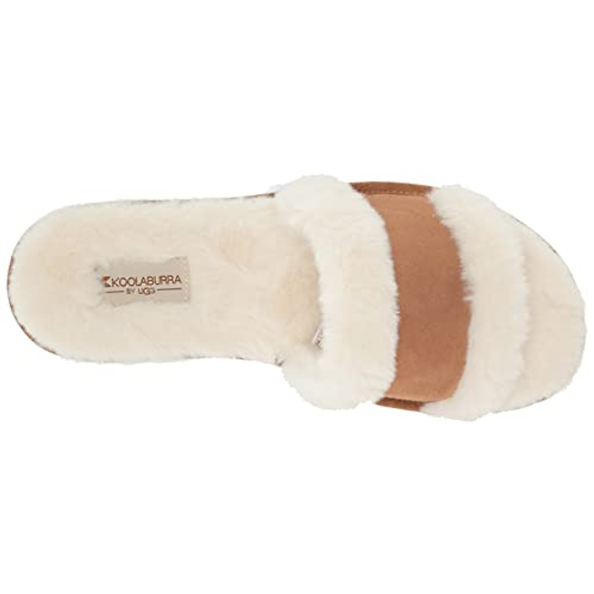 Koolaburra by UGG Women's Milo Peep Slipper, Natural, 6