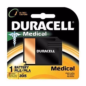 Duracell J Alkaline Battery 6 Volt 7K67B 1 Each (Pack of 2)