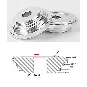 Ten Virtues Bike Headset Cup and Bottom Bracket Press Installation Tool,Bike Headset Press-in Tool,Bicycle Repair Accessories Bearing Installer