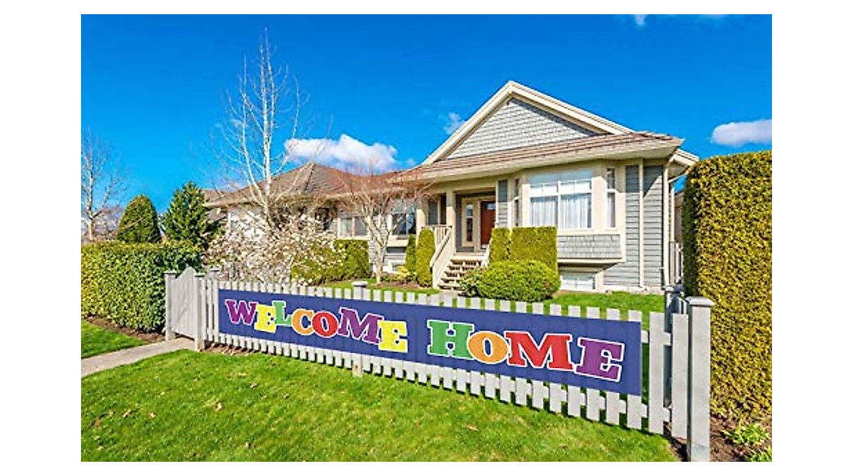 Large Welcome Home Banner - Perfect for Reunions & Celebrations