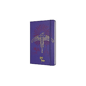 Moleskine Limited Edition Harry Potter Notebook, Hard Cover, Large (5" x 8.25") Ruled/Lined, Brilliant Violet (Book 5) 240 Pages