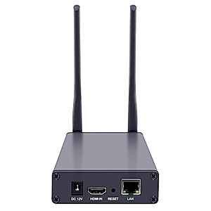 iseevy 4K HDMI Video Adapter, 1080P@60FPS, Dual Band WiFi, H.264 Codec, 4 Streams, FCC ID: 2A7CO-ISV-HVCDW5