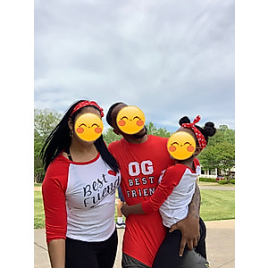 Mommy and Me Matching Outfits Family Matching Letter Print Long Sleeve T-Shirt Clothes Mother Daughter Blouse Tops(Red,Kid/XS(1-2T))