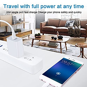 USB-C Charger for iPhone, 20W Fast PD Charger Power Adapter, USB C Plug Block Brick Box Compatible for iPhone SE/14/13/12/11 Pro Max XS X 8,Airpods Pro,MacBook,iPad Pro/Air/Mini,Samsung Galaxy S22 S21