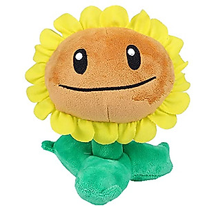 JHESAO 8" Sunflower Plants and Zombies Plush Zombies Toys PVZ Plushies 1 2 Stuffed Soft Doll Sunflower Plush New