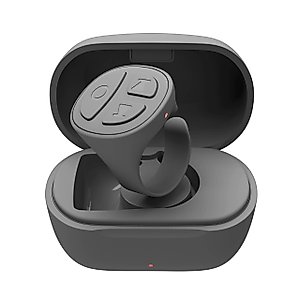 SOFAMIRI TikTok Scrolling Ring Remote Control Kindle App Page Turner Bluetooth Media Button Remote Selfie TIK Tok Scrolling Ring for iPhone iPad iOS Android (D02, Black)