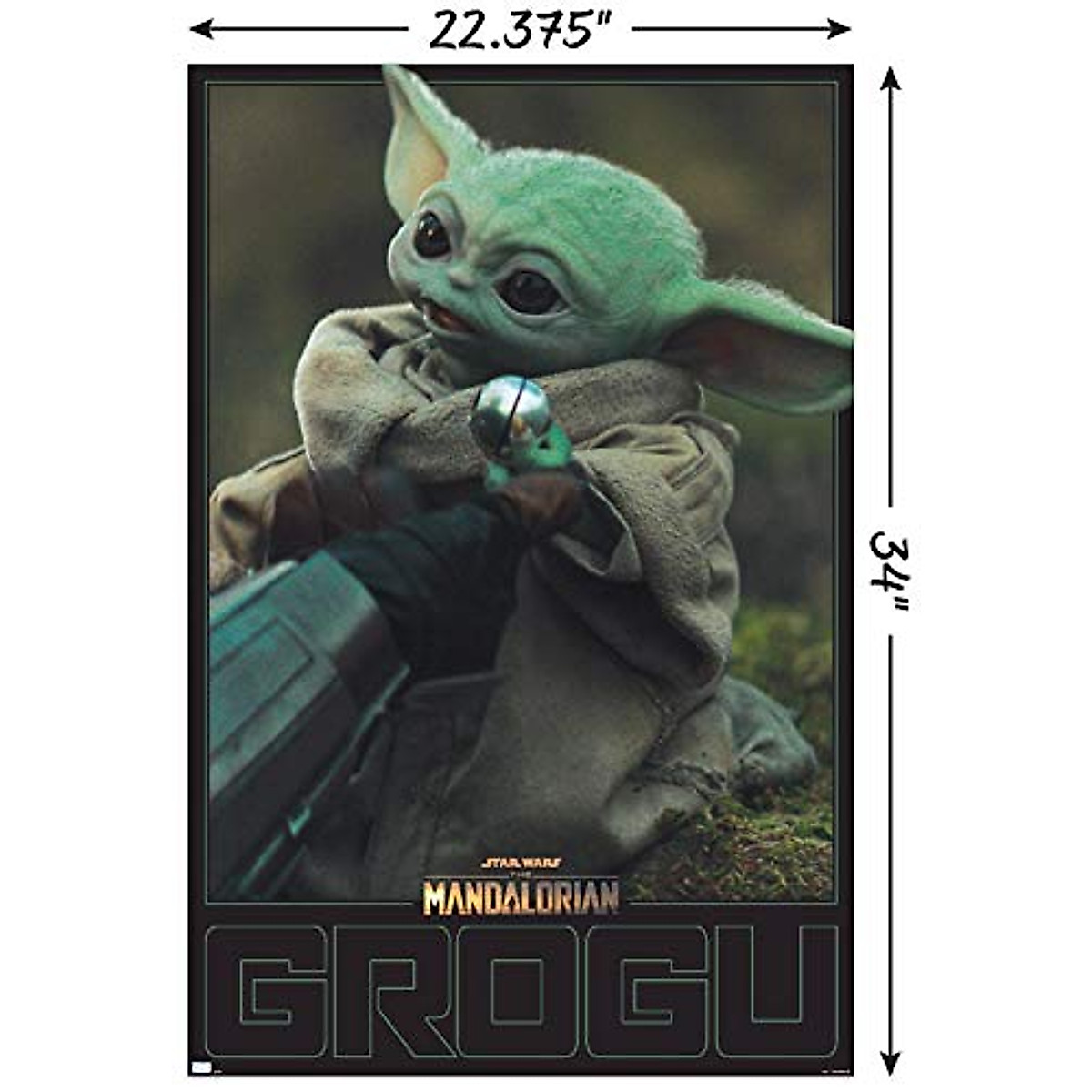 Trends International Star Wars The Mandalorian Season 2-Grogu Wall Poster, 22.375" x 34", Unframed Version