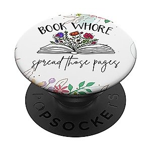 Reader Bookworm Literature Poet Book Lover Spread Those Page PopSockets Standard PopGrip