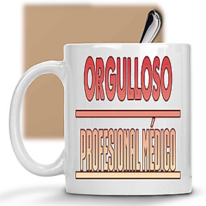 Gift Design Idea Unique Medical Professional Gift - Ghost Stethoscope Syringe and Bottle Design - for Men Women - 11 Oz White Ceramic Coffee Mug