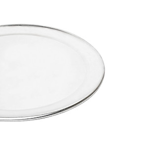 Thunder Group Pizza Tray, 19-Inch, Wide Rim, Metallic