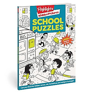 School Puzzles (Highlights Hidden Pictures)