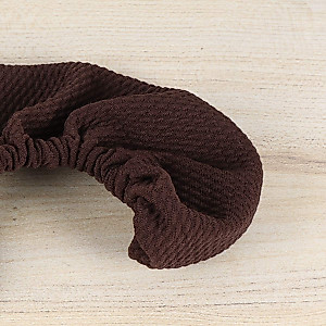 Gatuida Office Supplies 2Pcs Office Chair Armrest Covers,Armrest Slipcover Pads,Thickened Office Computer Chair Armrest Covers, Elastic Band Chair Arm Rest Sleeves (Coffee) Arm Rest Slipcovers