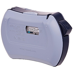 Brother P-touch Label Maker, Personal Handheld Labeler, PT70BM, Prints 1 Font in 6 Sizes & 9 Type Styles, Two-Line Printing, Silver