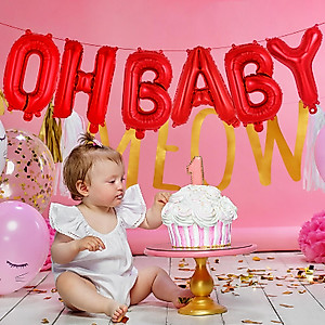 52 Pcs Red Letter Balloons,16 Inch Foil Alphabet Letter Balloons,Letter A-Z Balloons Banner Custom Phrase Balloons for Birthday Party Wedding Anniversary Decoration (Red 2 Set)