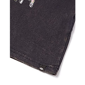 Rip Curl Girl's Sunrays Oversize Tee (Big Kids) Washed Black 8 (Big Kids)