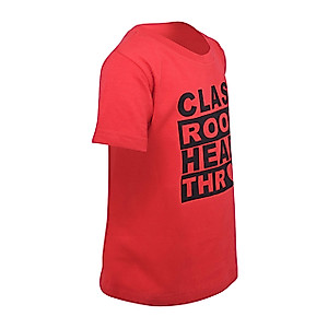 Unique Baby Boys Valentine's Day Classroom Heartthrob T-Shirt (7) Red