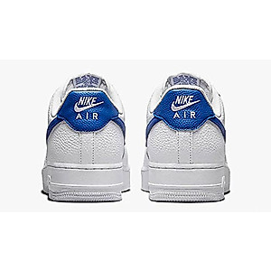 Nike Air Force 1 '07 Lo Mens White/Game Royal-White Size 7.5