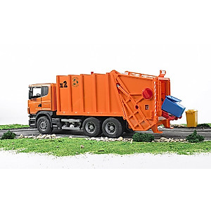 Bruder 03560 Scania R-Series Garbage Truck - Orange