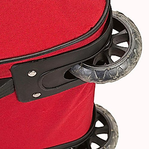 Rockland Rolling Duffel Bag, Black, 22-Inch