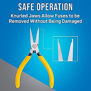 Jonard Tools FP-600, Fuse Puller with Cushion Grip, 5" Length