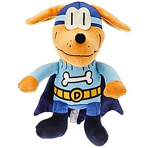 MerryMakers Dog Man Bark Knight Plush Toy, 9-Inch, from Dav Pilkey's Dog Man Book Series
