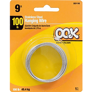 9' Hanging Wire Size: 100 lbs