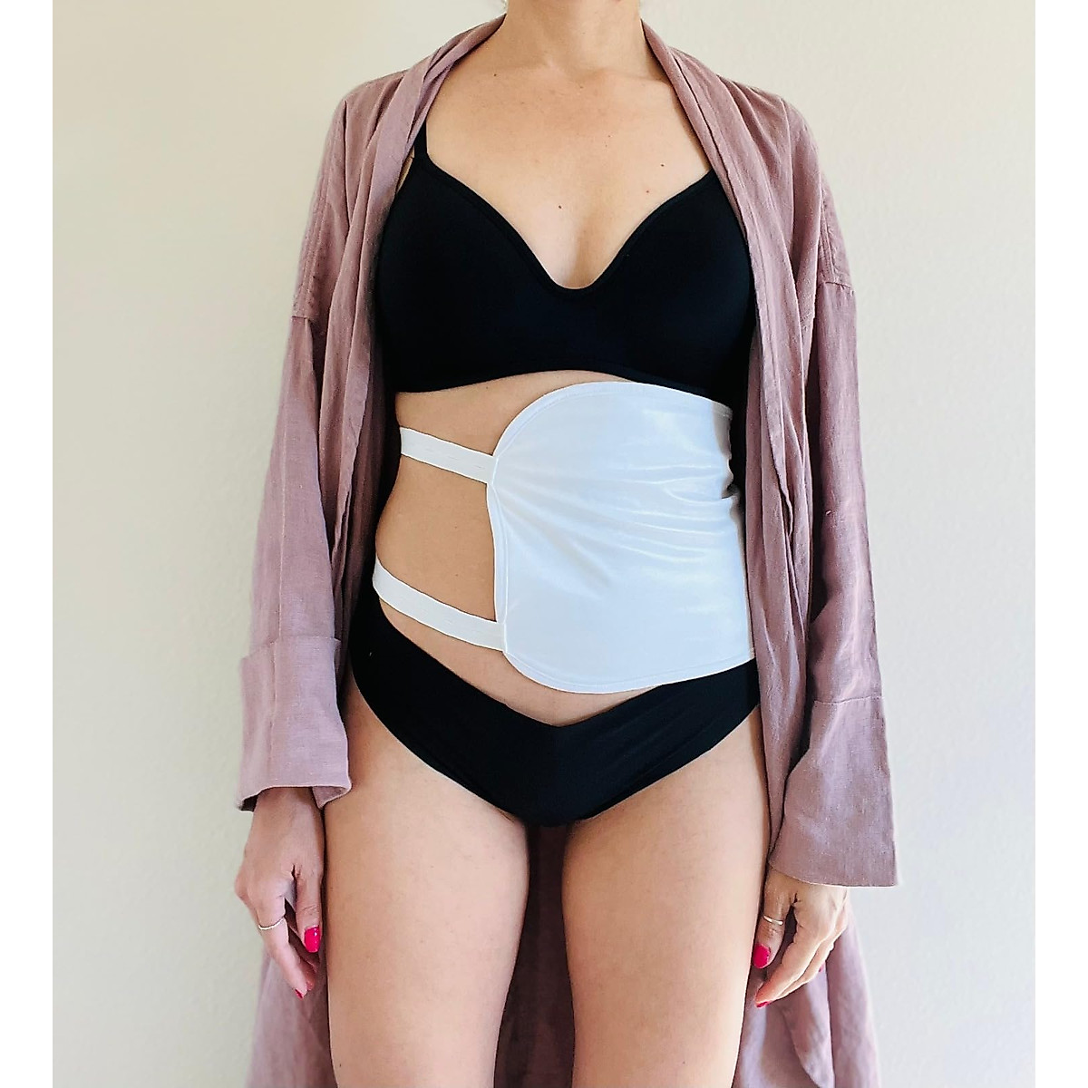 Lulus Naturals - Plush Cotton Castor Oil Pack Wrap, Reusable Castor Oil Pads for Stomach, Kidneys & More, Wrap for Castor Oil Packs for Liver Detox (Castor Oil Not Included), 9 x 19 inches