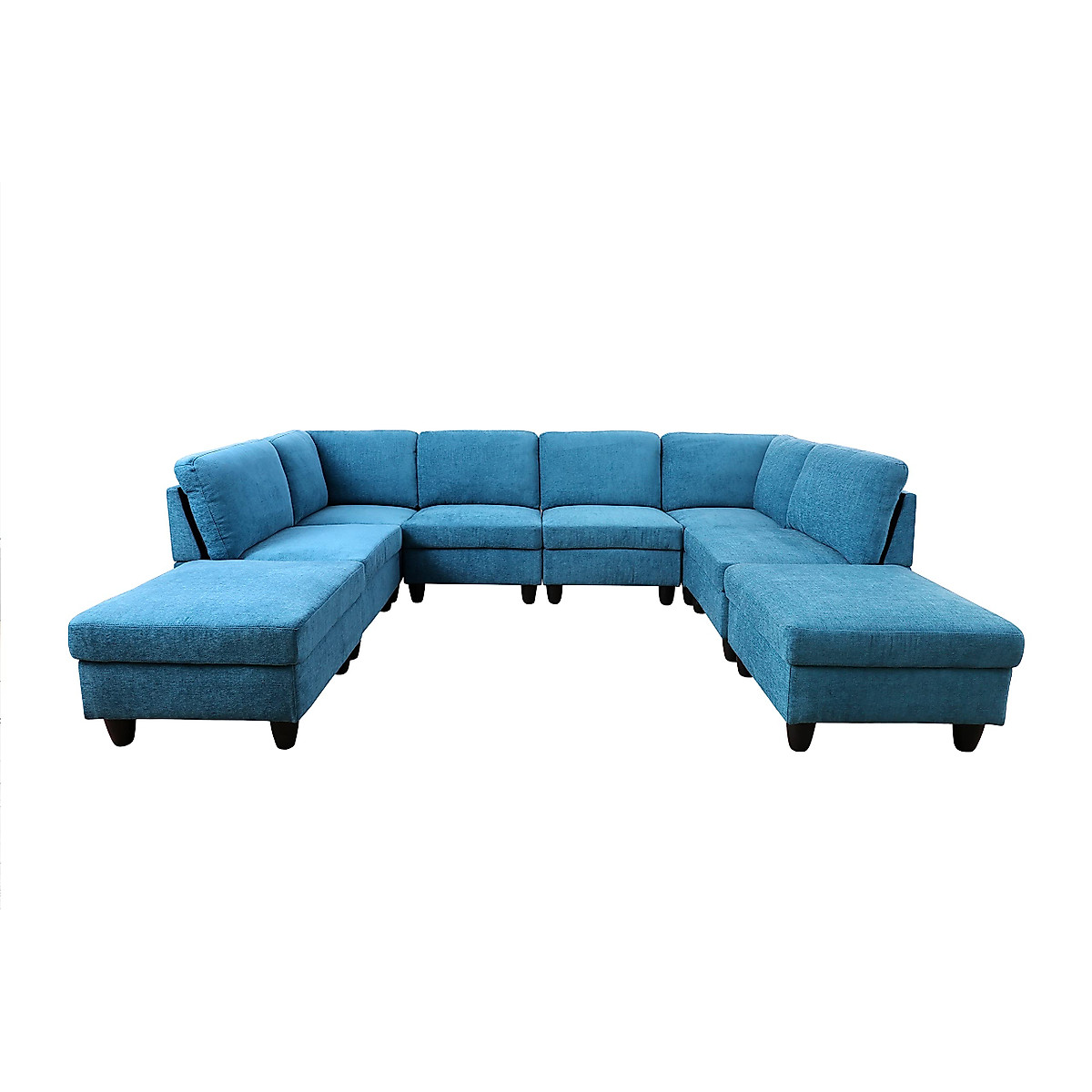 Beverly Fine Furniture 8 Piece Modular U-Sectional