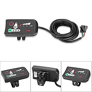 VGEBY E-Bike Controller Display, Waterproof Electric Brushless Controller Display Control Panel DIY Accessory for Electric Bike Scooter (48V)