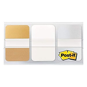Post-it Flags, 36 Count, 1 in Wide, Assorted Metallic Designs (686-METAL)