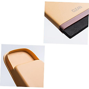 SOESFOUFU 1 Set Cage Cleaner Desktop Cleaning Broom Soft Bristle Broom Cleaning Brushes for Household Use Mini Broom Dustpan Keyboard Cleaning Brush Household Cleaning Yellow