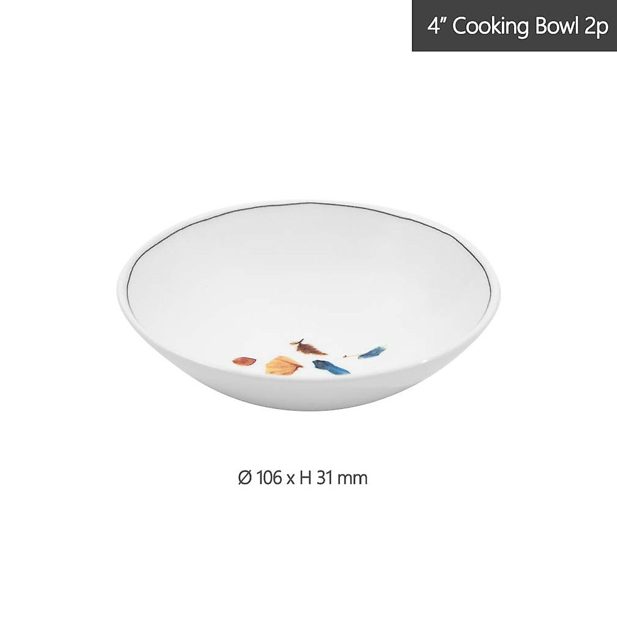 Hankook Chinaware Bouquet of Flowers Dining Set for 4, Dinnerware, Korean Fine Bone-China, Dojagi