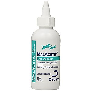 Dechra MalAcetic Otic Pet Ear Care Supplies, 4-Ounce