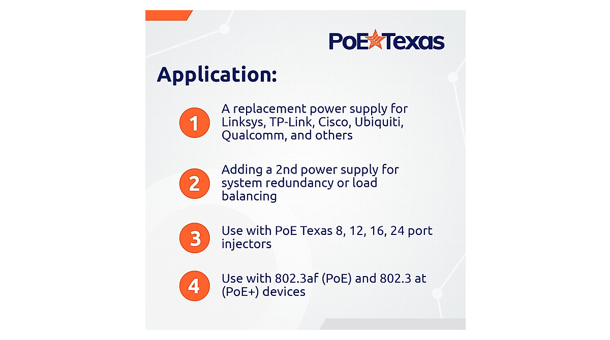 PoE Texas 4 Port Injector - Reliable Power Over Ethernet