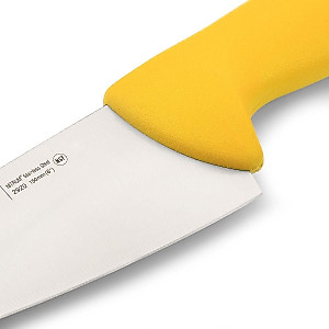 ARCOS Chef Knife 6 Inch Nitrum Stainless Steel and 150 mm blade. Professional Multipurpose Cooking Knife. Ergonomic Polypropylene Handle. Series 2900. Color Yellow