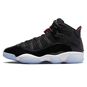 Nike Jordan 6 Rings, Black/Gym Red-White 322992 064 (us_Footwear_Size_System, Adult, Men, Numeric, Medium, Numeric_11)