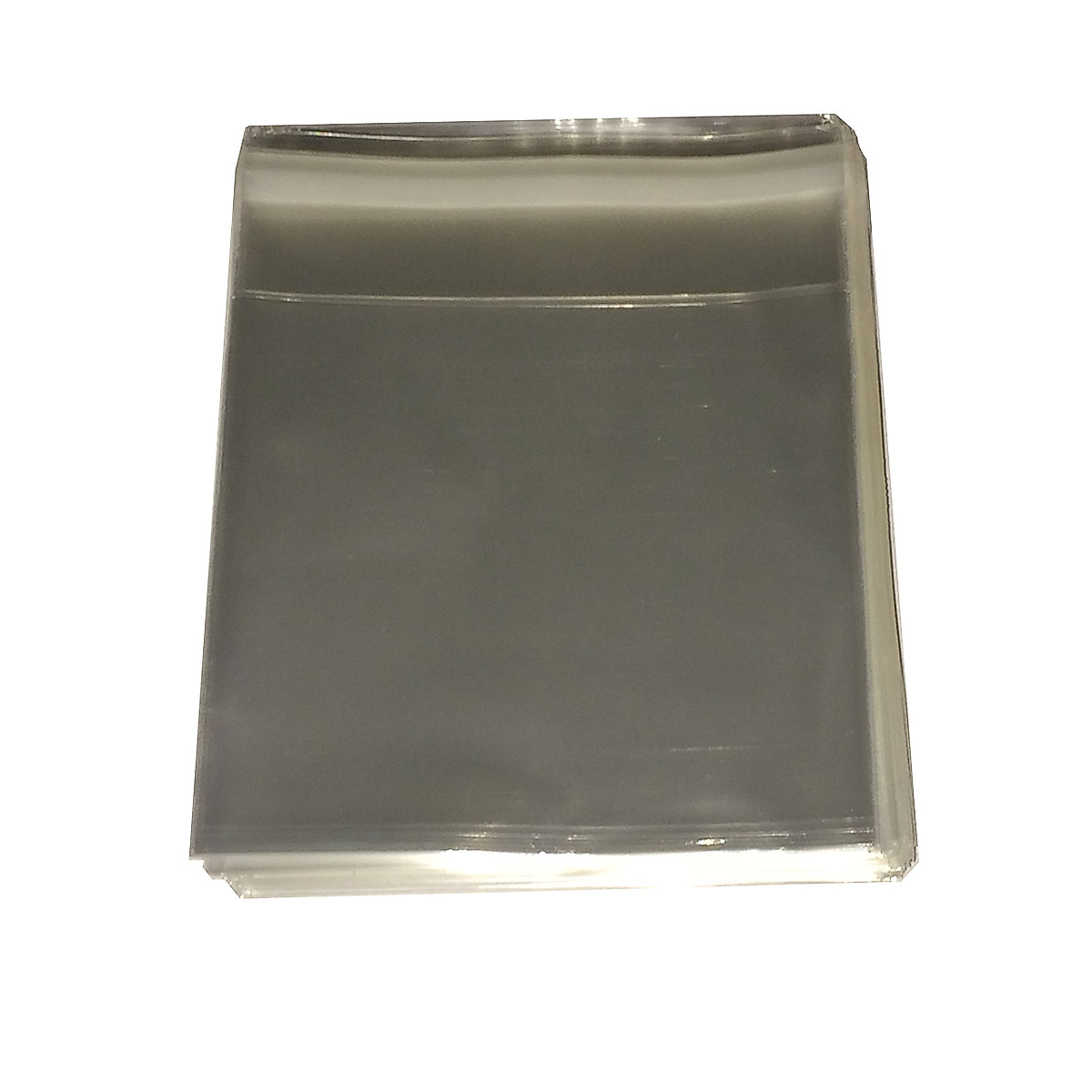 4" x 4'' inches Square Food Safe Adhesive Self-Sealing Resealable Clear Plastic Flat Cello Wrap Cellophane Favor Candy Soap Cookie Treat Gift Bags 100pcs