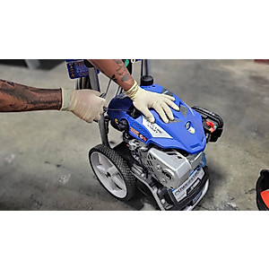 DIAMONDBACK Heavy Duty Latex Exam Gloves, Textured Grip, Powder Free, 8 Mils Thick (1000, Medium)