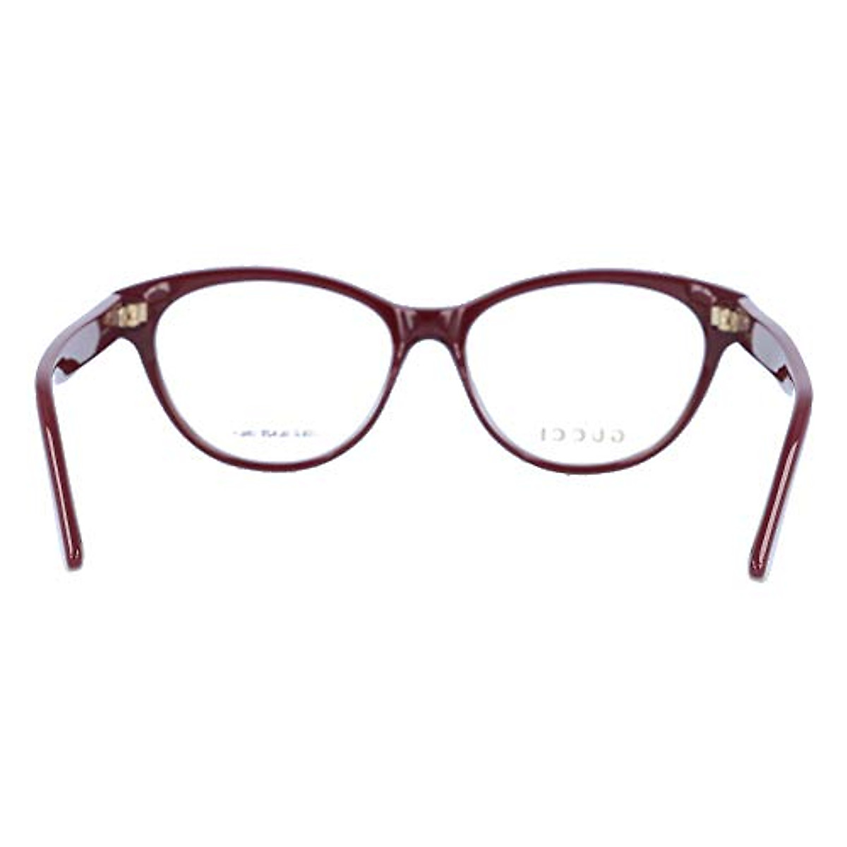Gucci Gucci-Logo GG0766OA 003 Eyeglasses Women's Burgundy Optical Frame 54mm