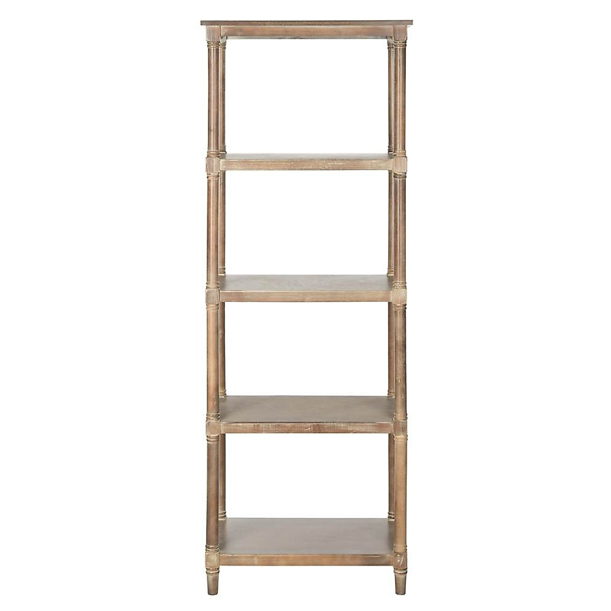 SAFAVIEH American Homes Collection Odessa Grey 5 Tier Bookcase |Sepia