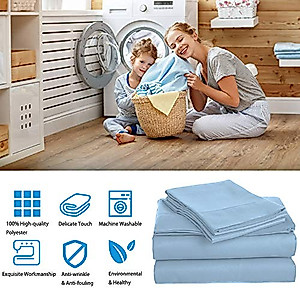 YLZYAA Rectangle Tablecloth - 60 x 102 Inch - White Rectangular Table Cloth for 6 Foot Table in Washable Polyester - Great for Buffet Table, Parties, Holiday Dinner, Wedding & More