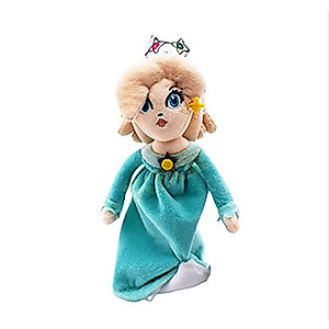 HUAWELL Super Marry All Star Collection Princes Peach Plush Toy Princes Rosalina & Dasy Stuffed Plush 8" (Princes Rosalina & Dasy)