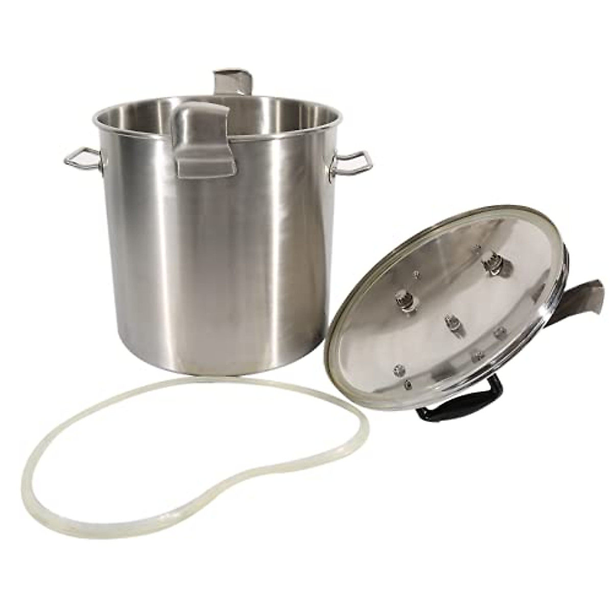 Westinghouse Stainless Steel Pressure Cooker & Canner, 53.5 Quart, Silver