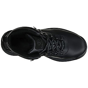 Timberland Men's Flume Mid Waterproof Hiking Boot, Black, 13