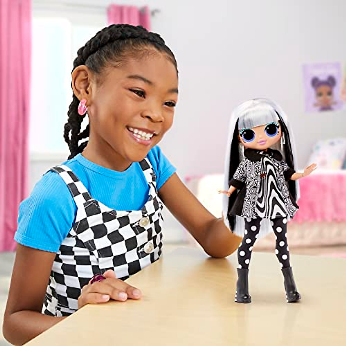 L.O.L. Surprise! O.M.G. Groovy Babe Fashion Doll with Multiple Surprises and Fabulous Accessories – Great Gift for Kids Ages 4+