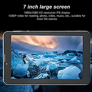 Tablet PC, 7in Tablet US Plug 100240V 4GB 32GB for Studying (Black)